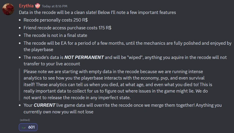 recode info | Fandom