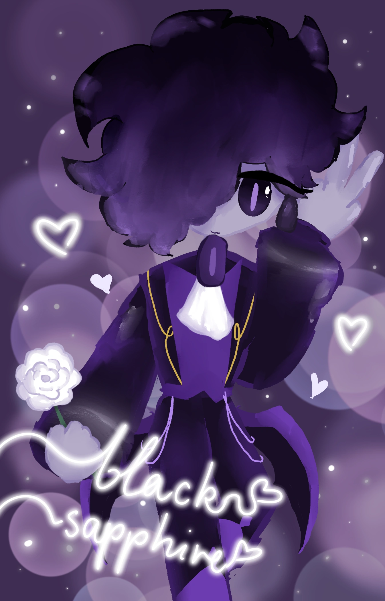 I need to stop drawing black sapphire bruh | Fandom