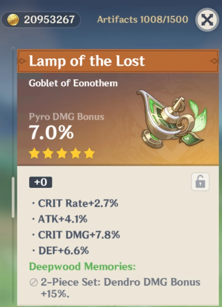 Pyro artifact on Sumeru | Fandom