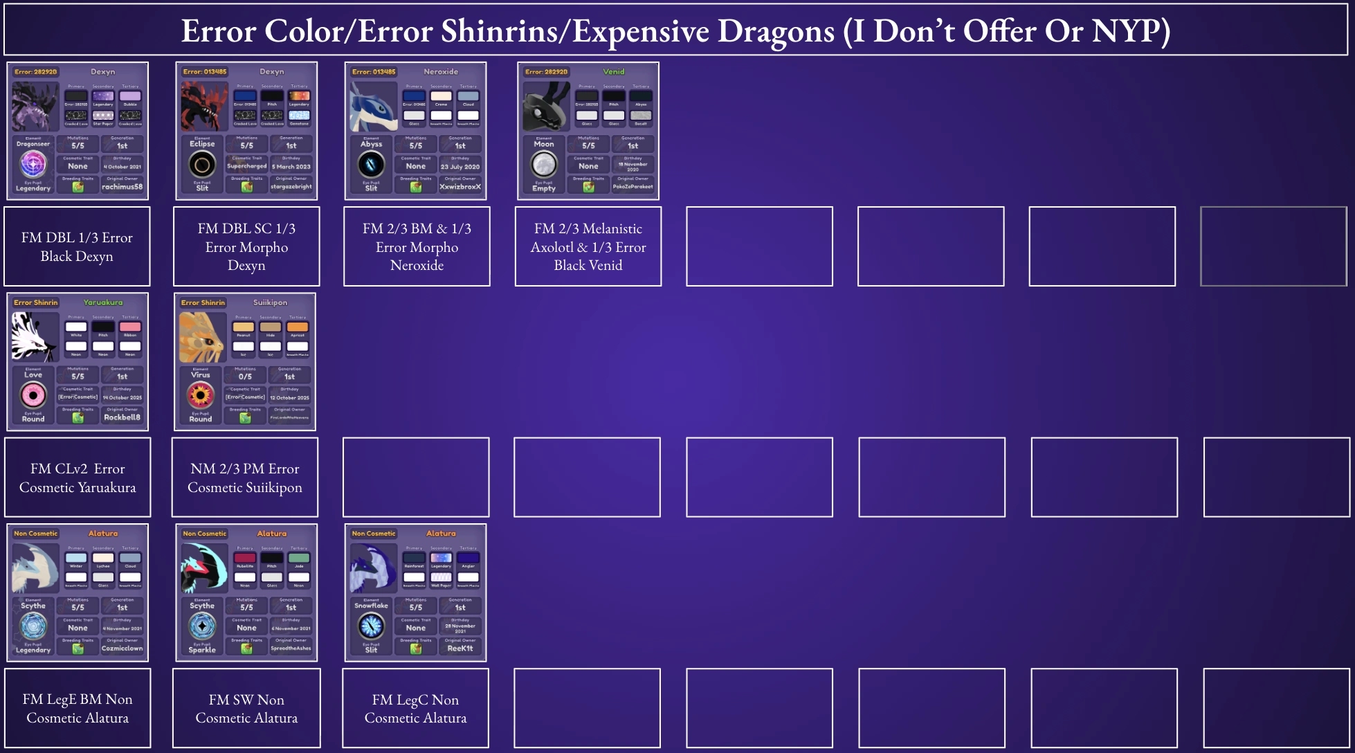 Repost - Error Colors/Error Shinrin/Alaturas | Fandom