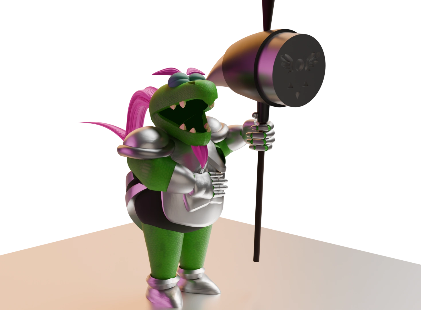 Scrapped hammer of justice render | Fandom