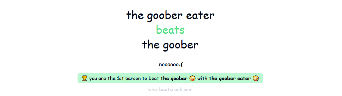 the goober eater | Fandom