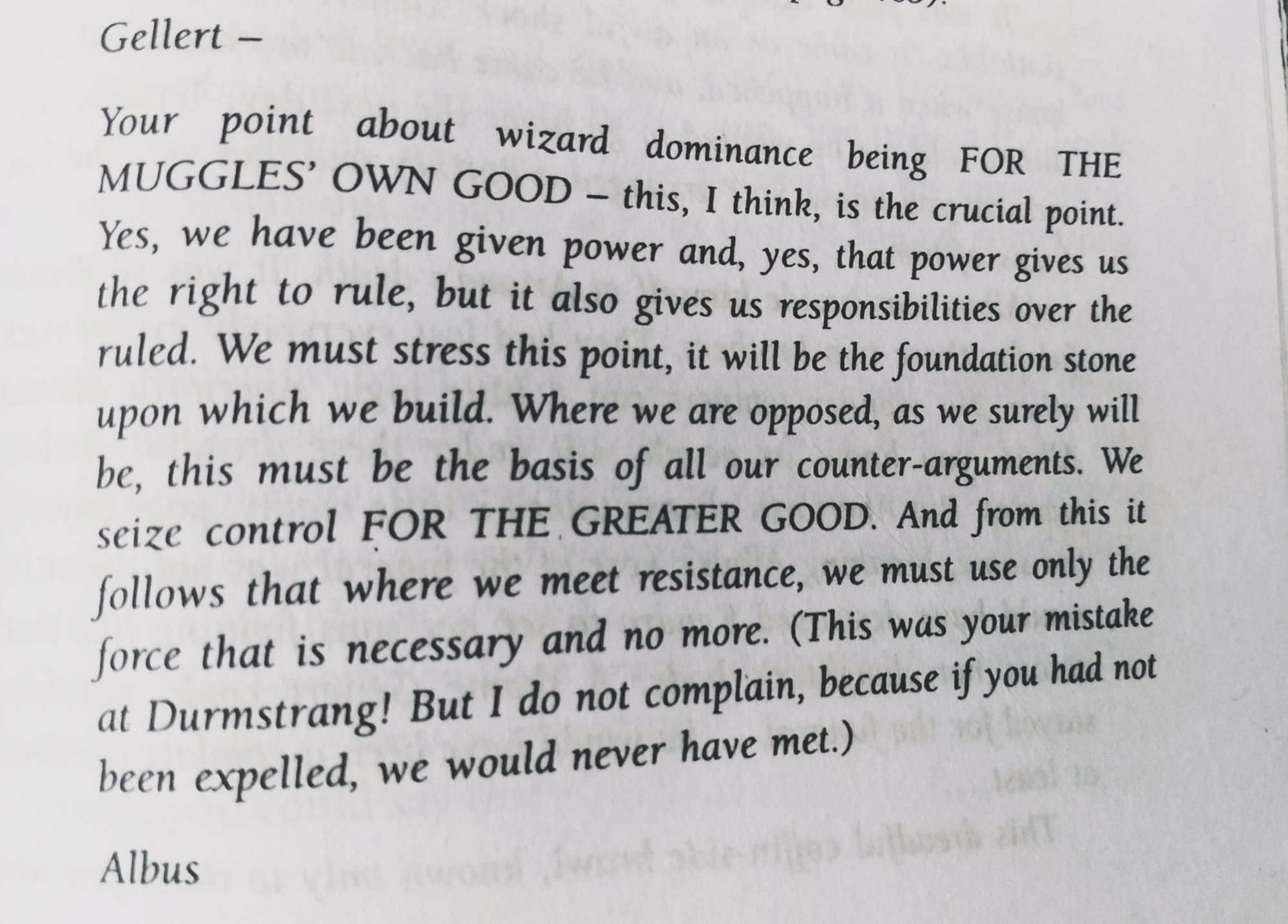 Dumbledore's Last Letter before Death | Fandom