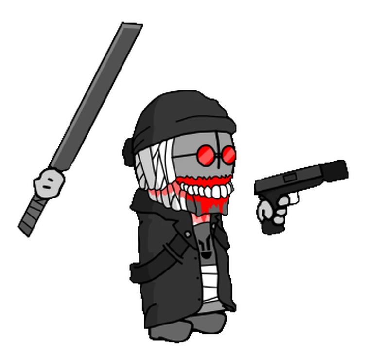 Madness Combat Hank (1-6) transparent render png thingies | Fandom