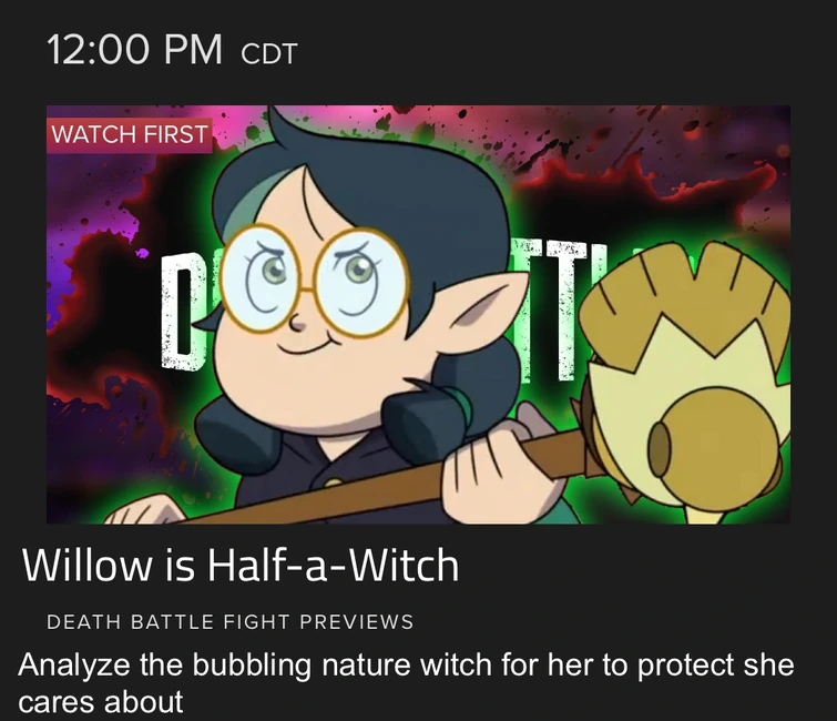 Willow vs Pearl previews | Fandom