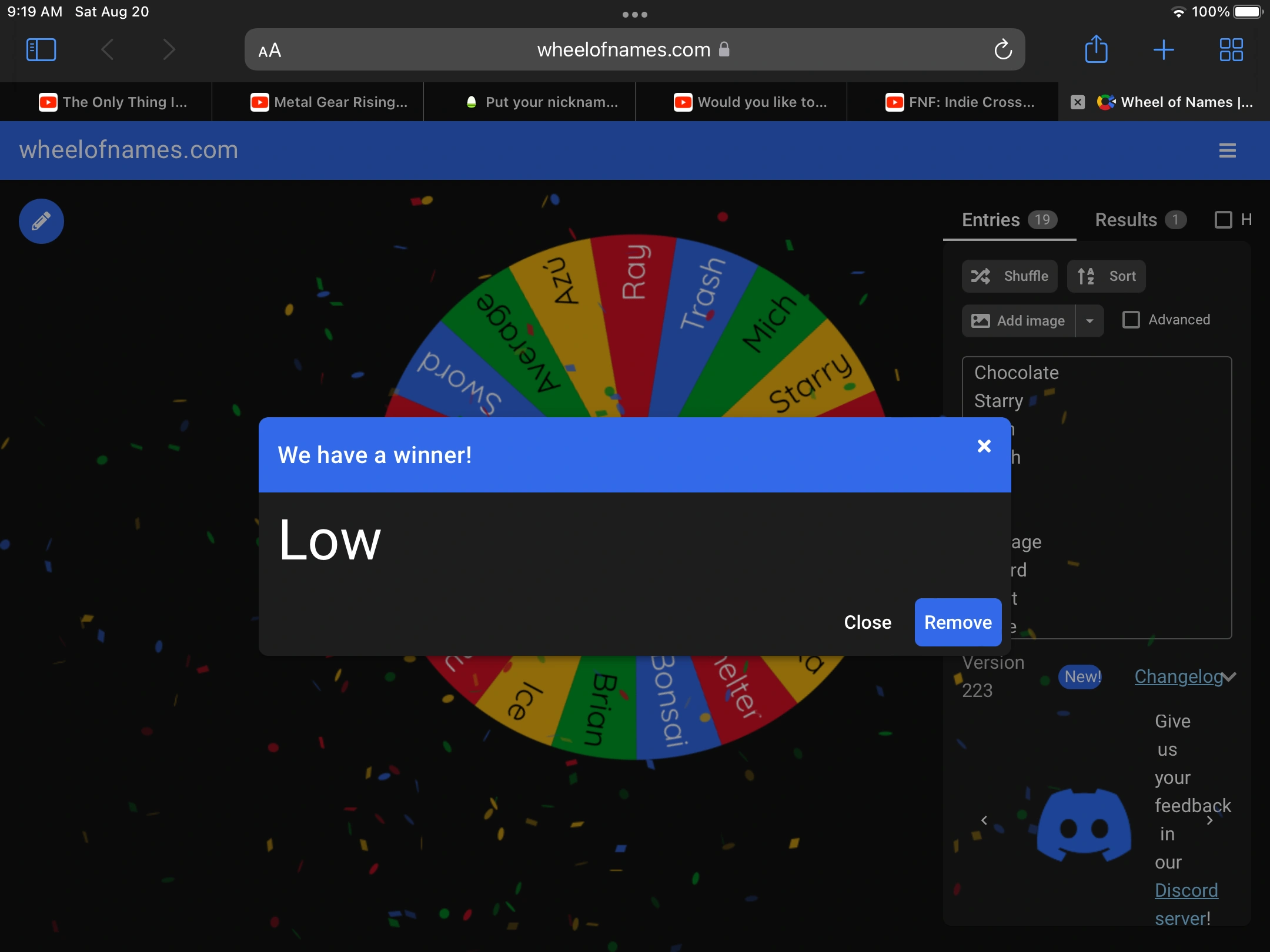 CONGRATS LOW | Fandom