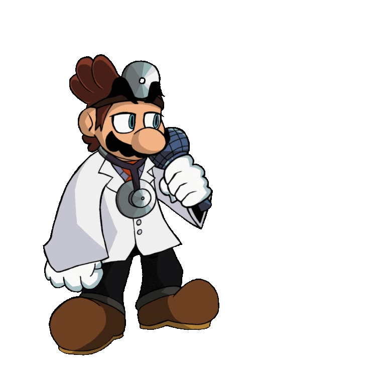 was trying to make an idle sprite for dr. mario, how does it look? | Fandom