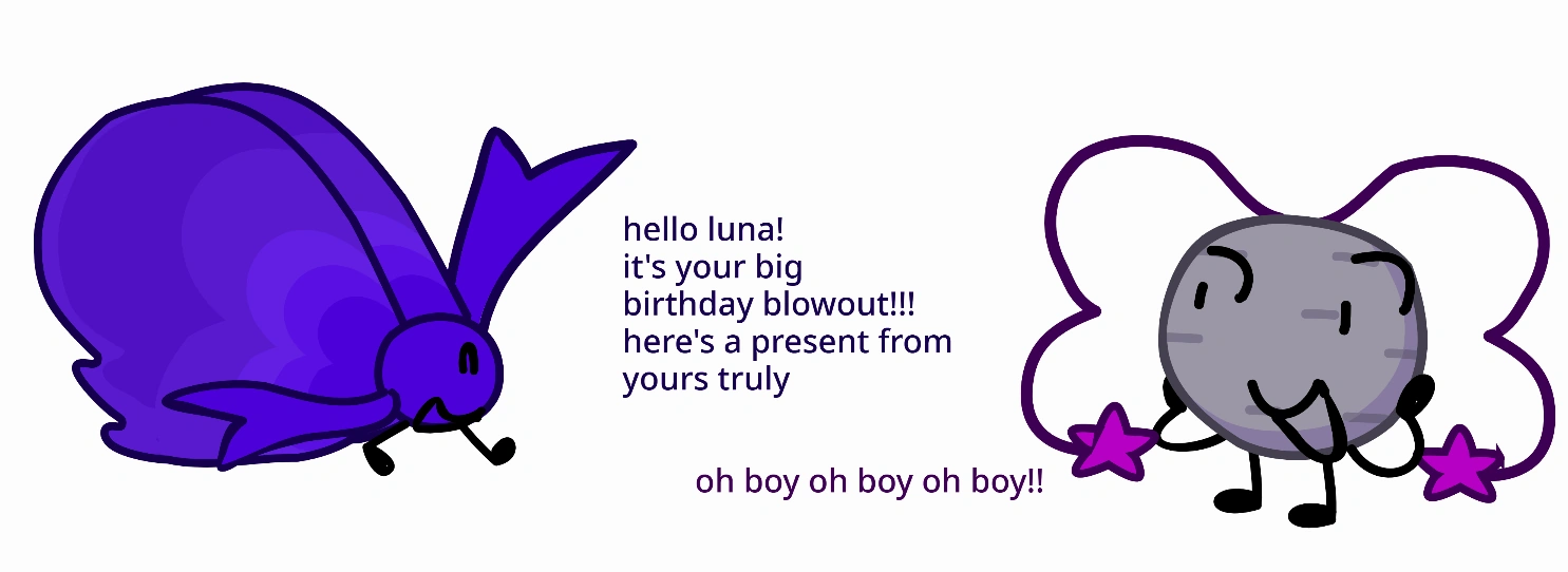 A Luna Birthday!! happy b irthday undyingdevotion / Luna bfdi wiki | Fandom