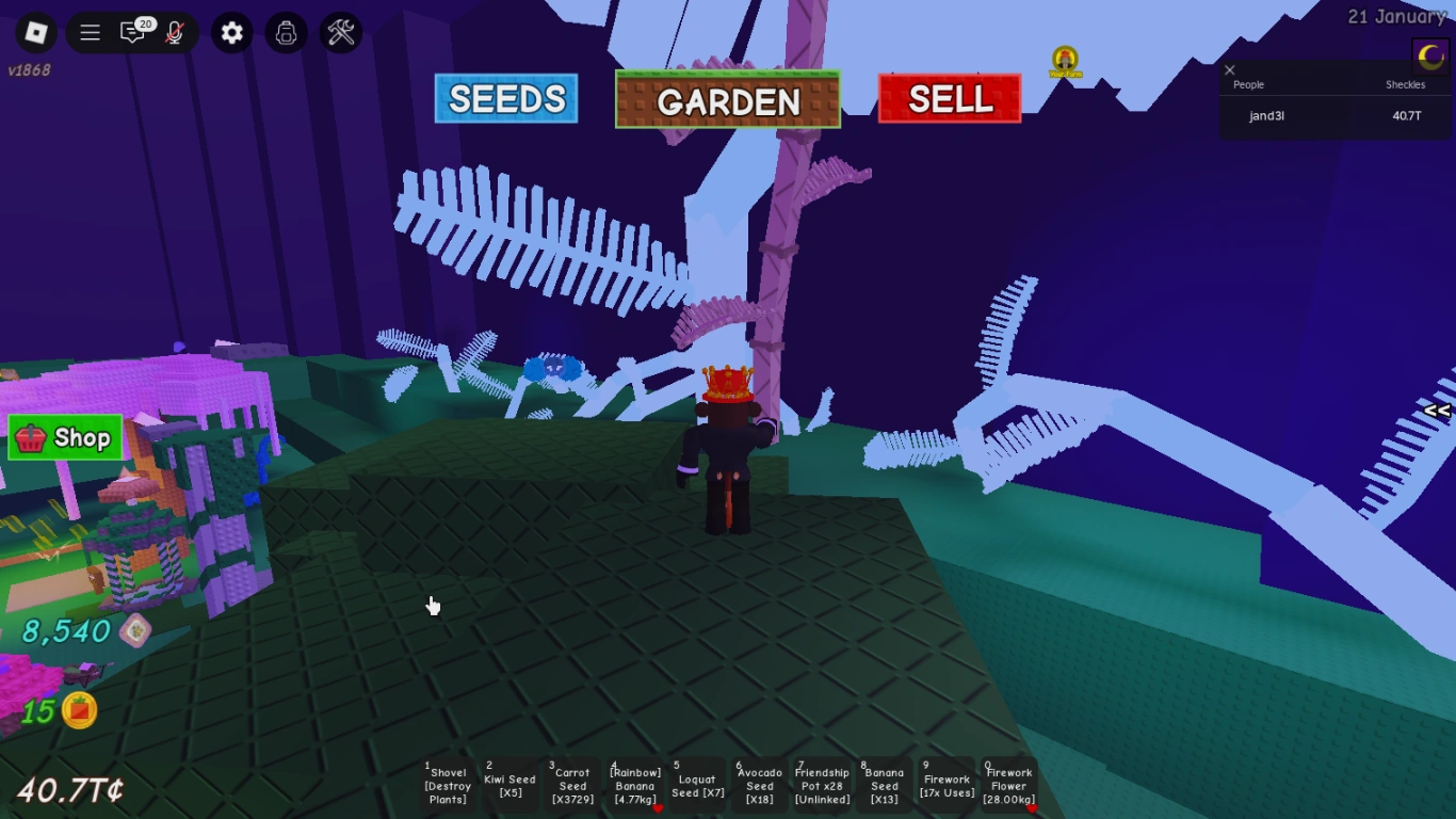 guys yesterday i didn't realize but my boneboo i've had in my inventory ...