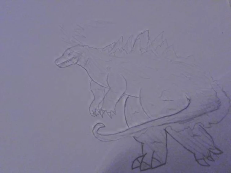 Drawing of Godzilla | Fandom