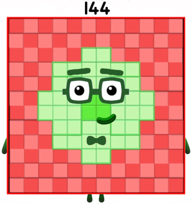 Here's 144! (Credit to MintedDrops for the blocks.) | Fandom