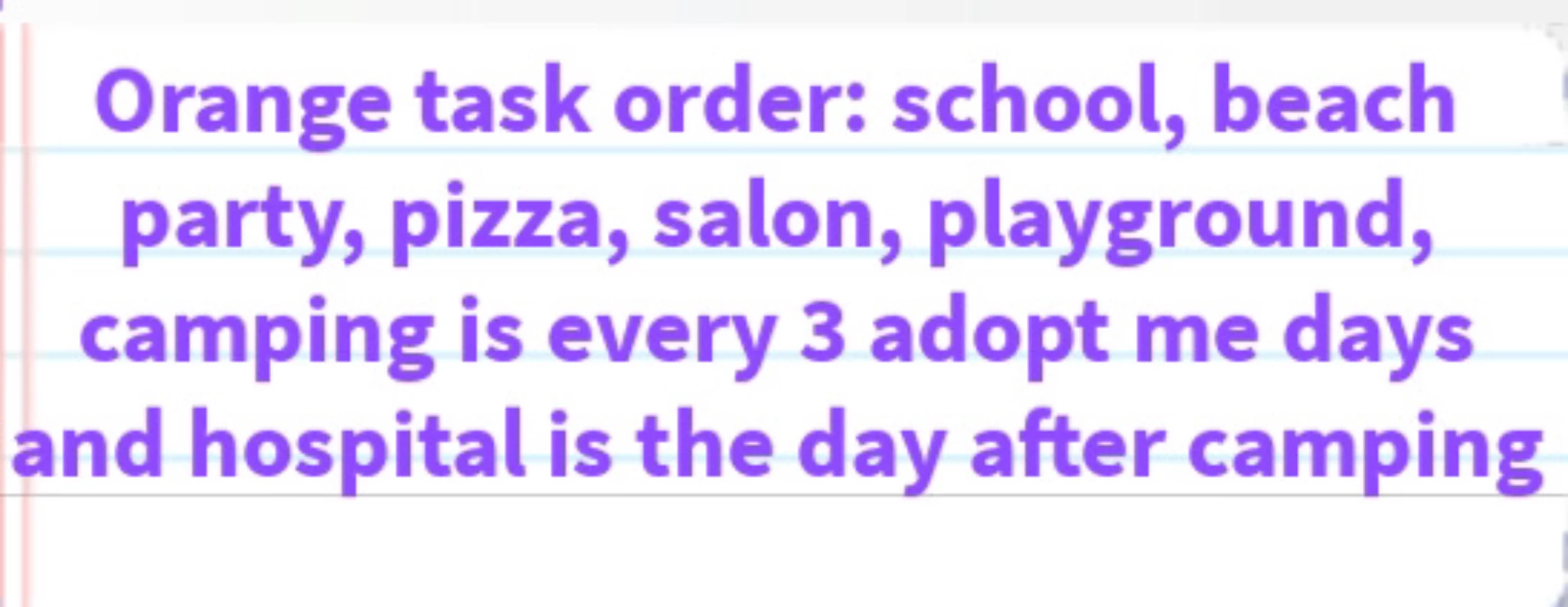 Orange Task Schedule | Fandom