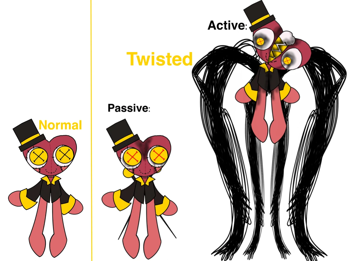 Updated Mr. Valen’s des slightly and made him a twisted!!! | Fandom