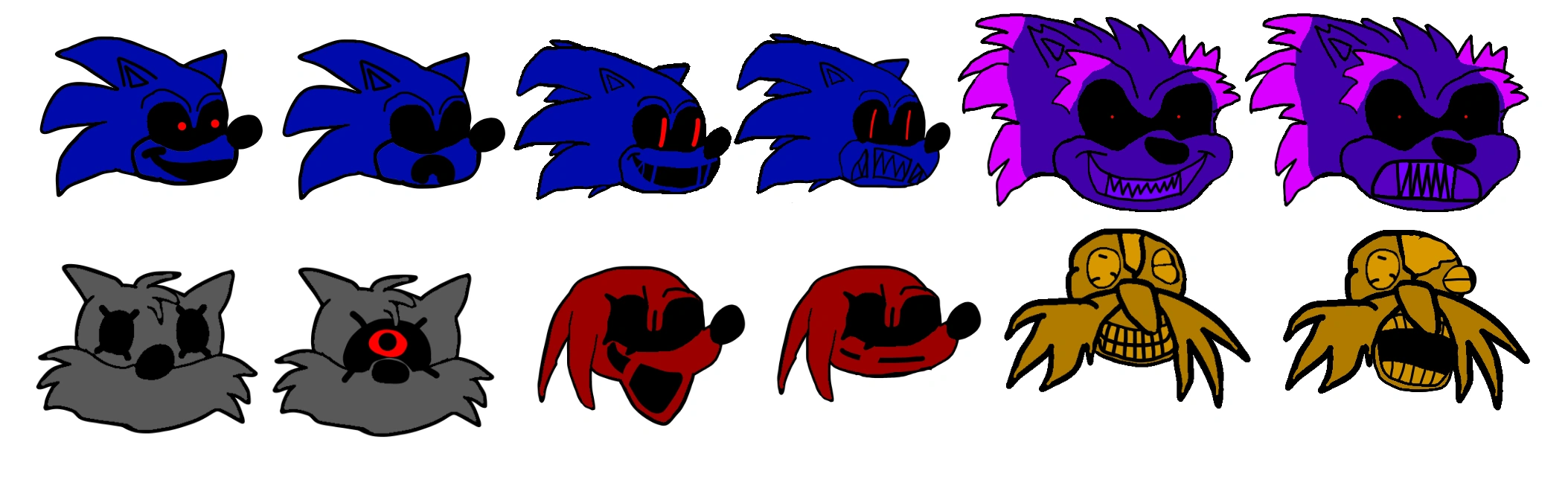 Have you ever done your own versions of icons for mod characters? | Fandom