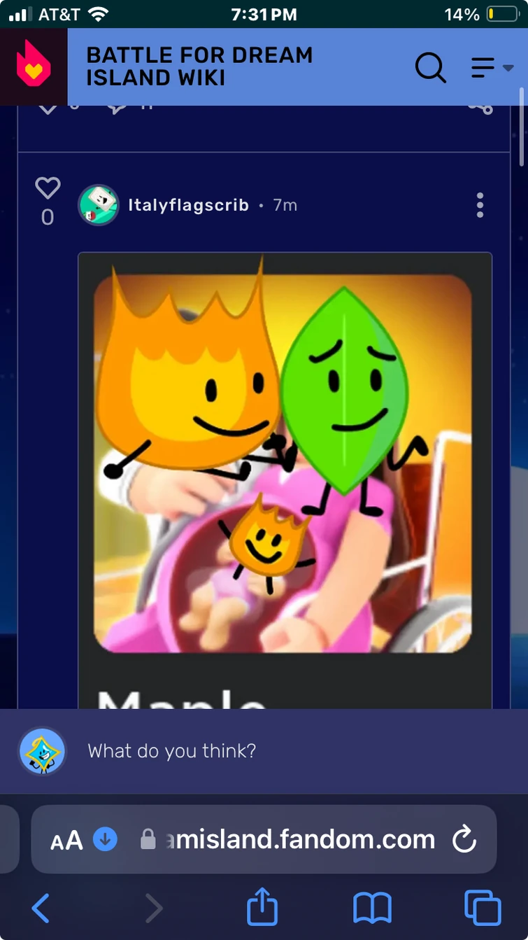 to whoever the hell made that image of pregnant leafy with firey jr ...