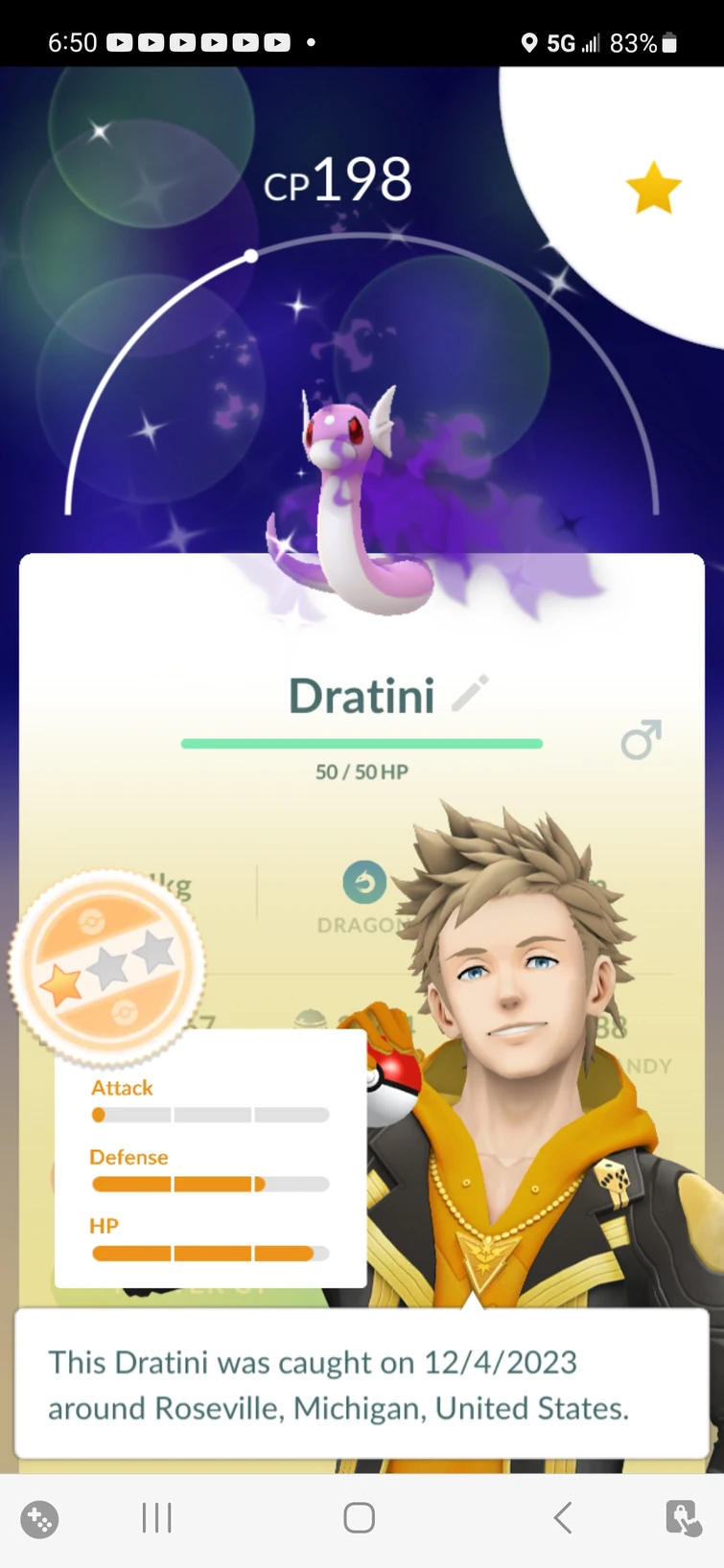 Shiny Shadow Dratini from Cliff! | Fandom