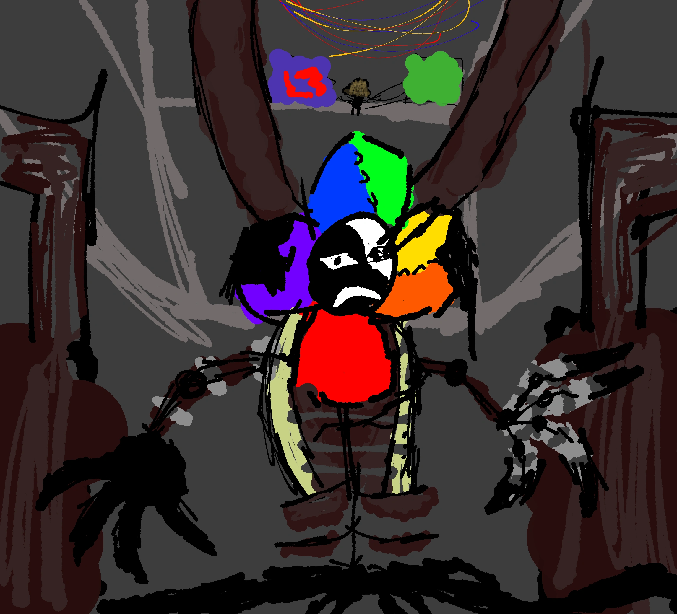 made a twisted dandy, kinda like vee and astro. Too lazy to render xd ...