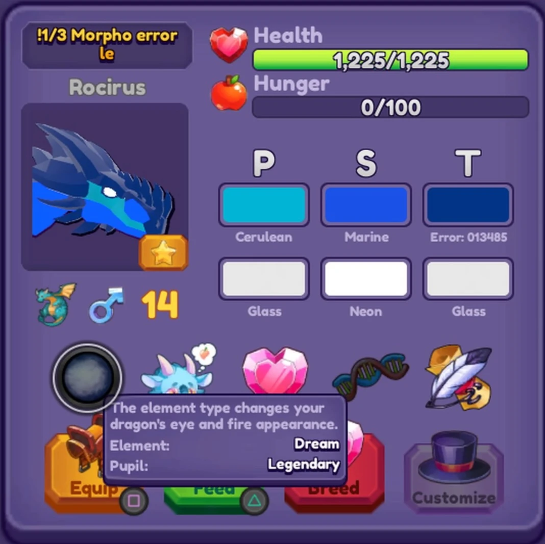 Trading NM LEG EYE 1/3 Morpho Error Rocirus | Fandom