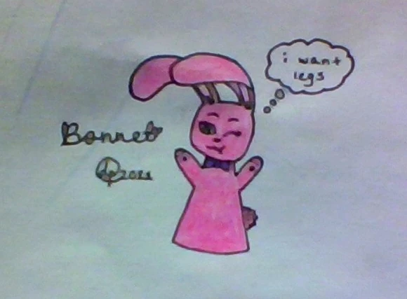 Just finished a mini sketch of Bonnet | Artist: Me, I drew this with my ...