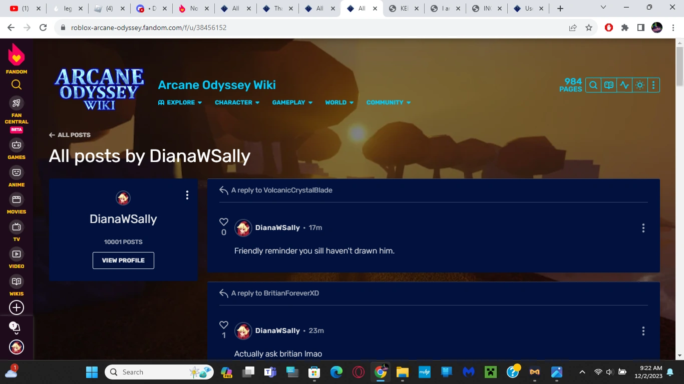 Bro how is one of my ocs still on the right side of the discussions page-/ 10k posts! | Fandom
