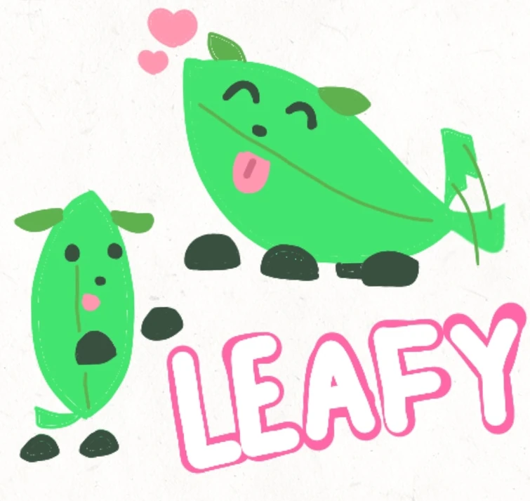 Bfdi characters as adopt me pets: LEAFY | Fandom