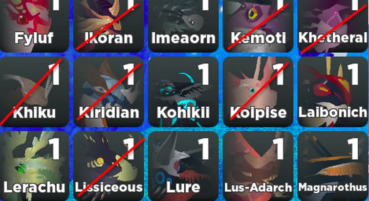 Buying dev creatures [ALL] | Fandom