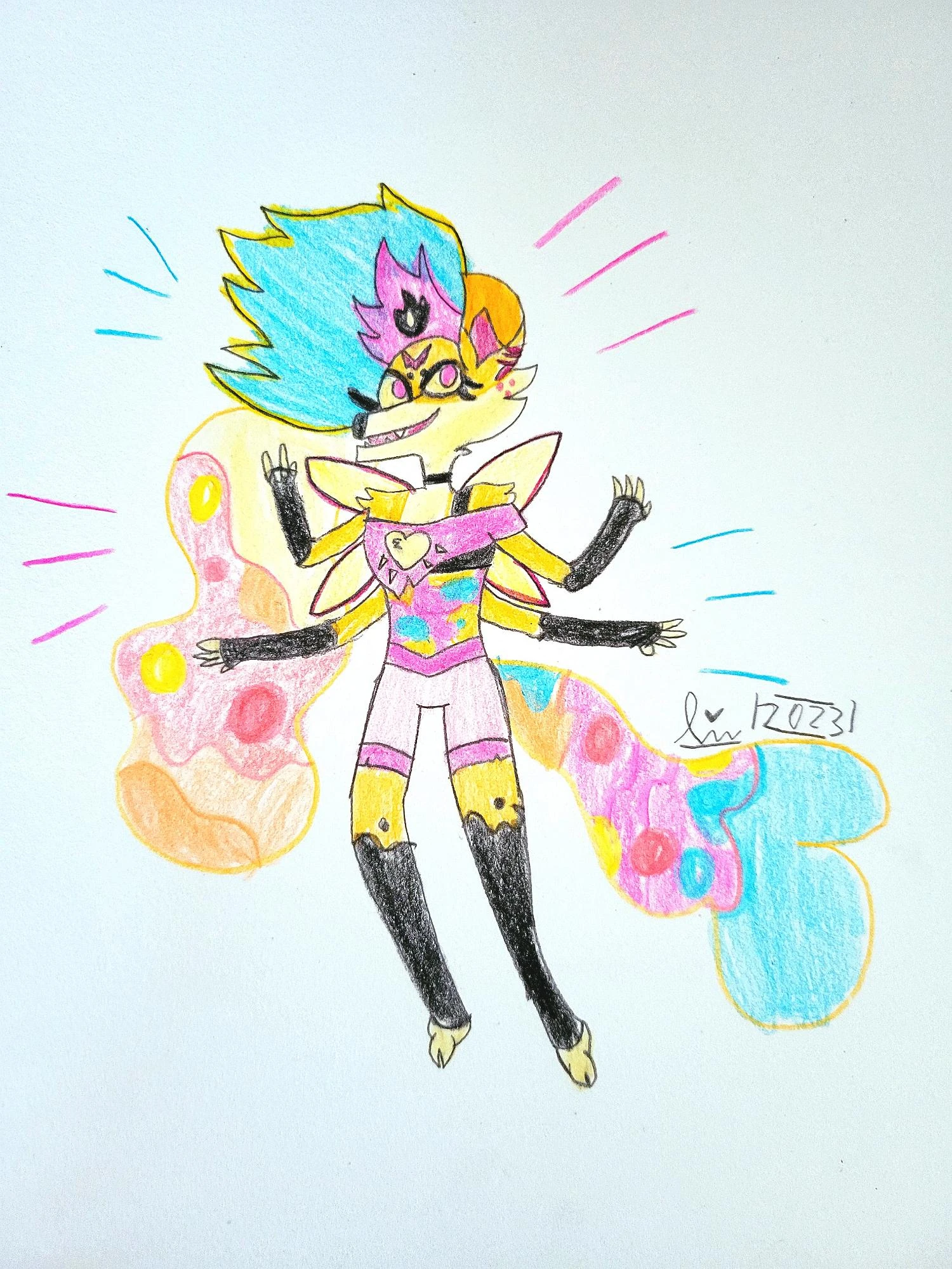 I forgot to share this the other day: I drew Beelzebub for the first ...