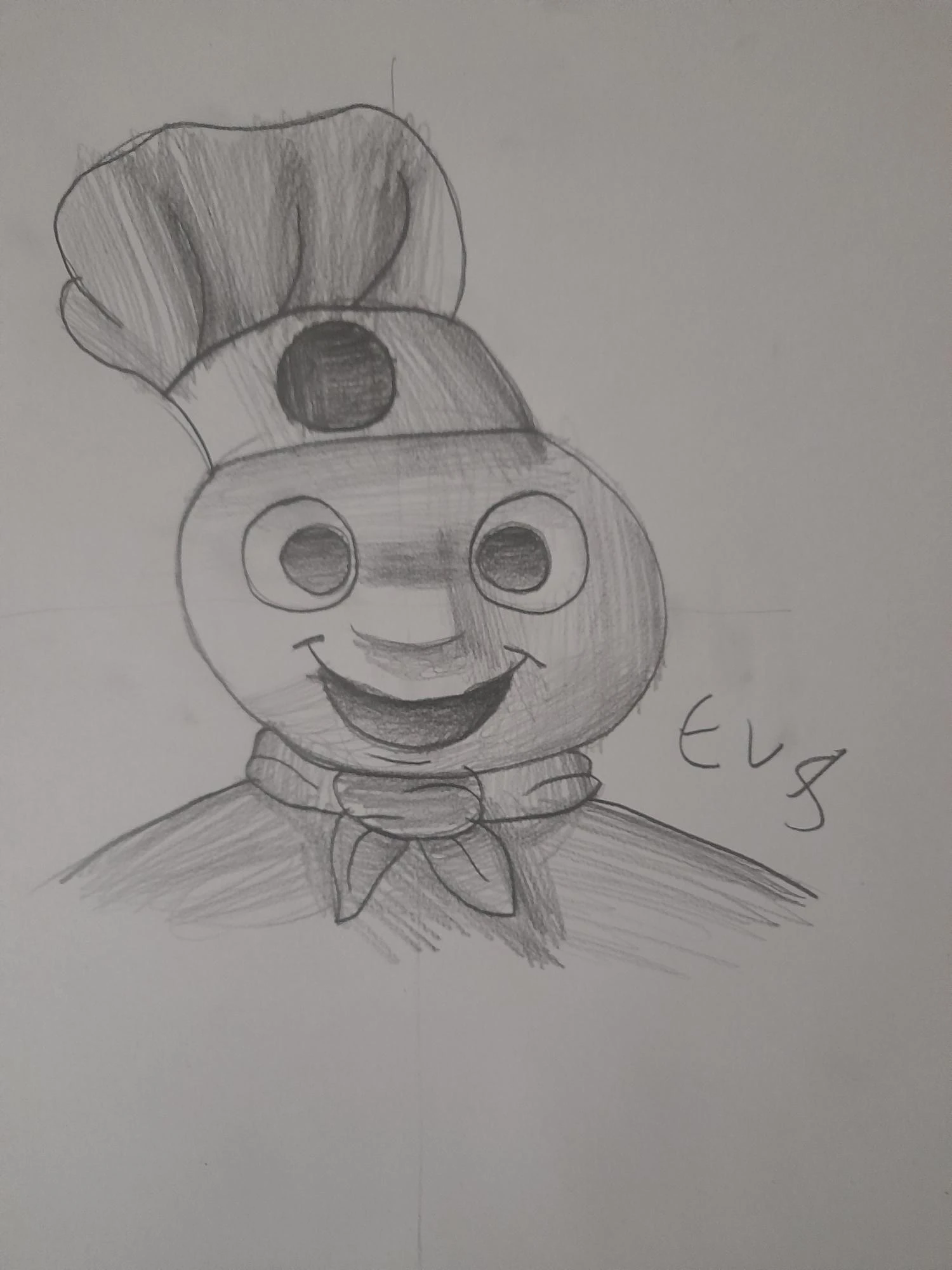 My sketch of the Pillsbury Doughboy | Fandom