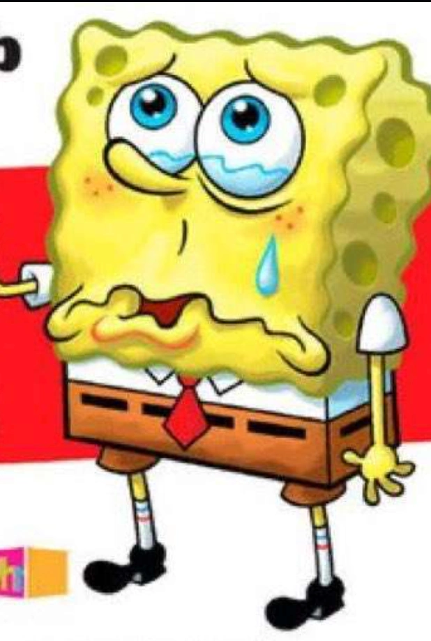 why is this image of spongebob like how i draw liam im sobbing | Fandom