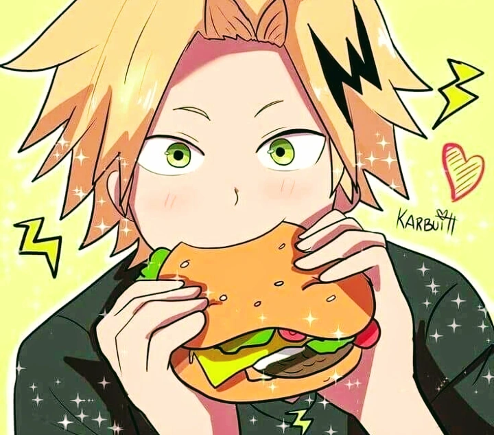 denki and the burger "New movie" Don't miss it !!!!! 🤣 | Fandom