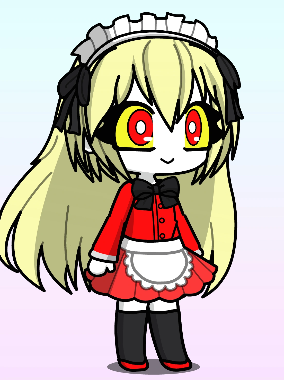 I made Charlie in her maid outfit in Gacha life 2! | Fandom