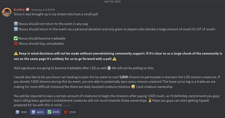 Update on how the disco poll is going | Fandom