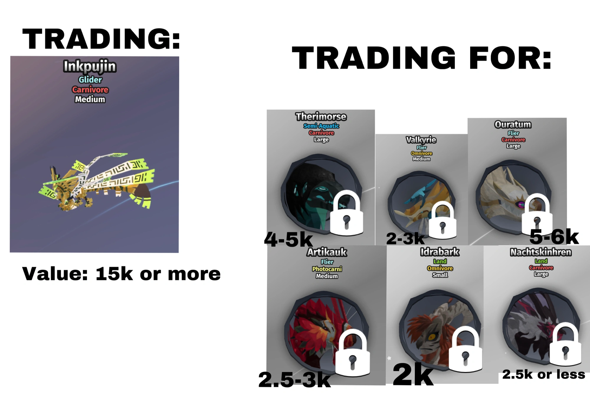 Trading inkpujin | Fandom