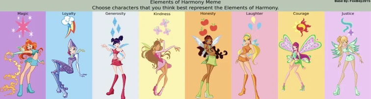 Winx Club Elements of Harmony | Fandom