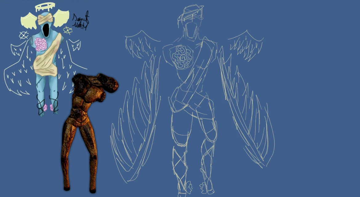 Uh idk anymore I can’t draw anymore take angel rosemary sketch ill ...