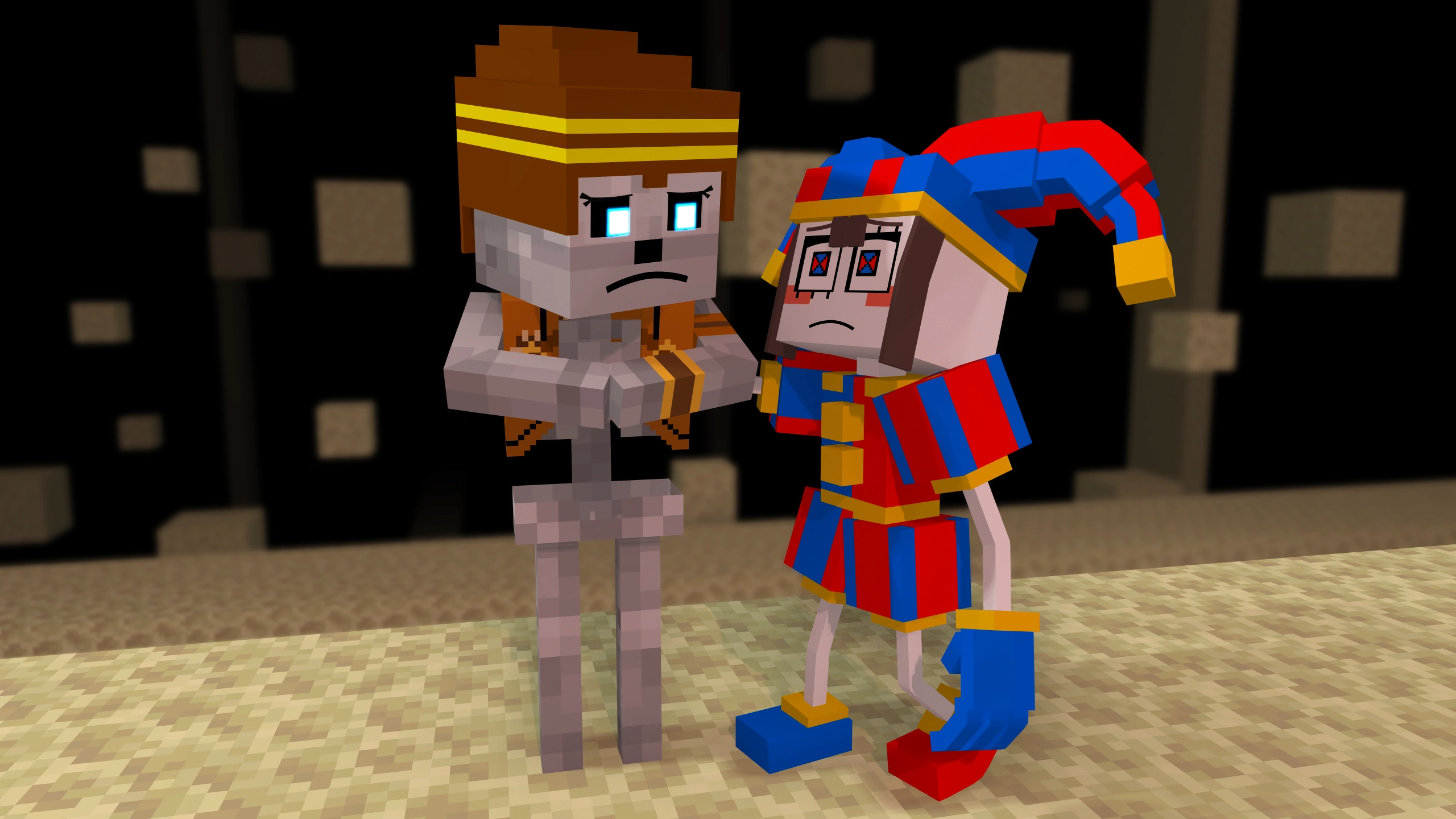 Pomni comforting Bonzle! | Fandom