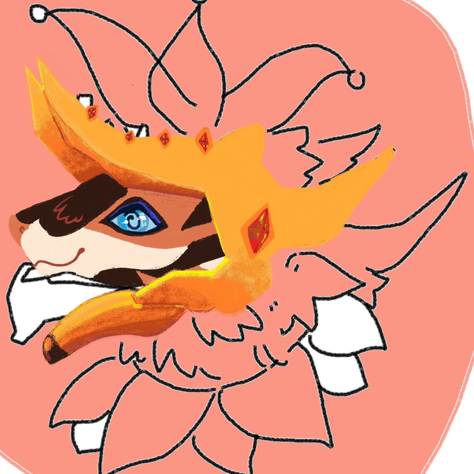 Uhh wip drawing of my moix, Mars | Fandom