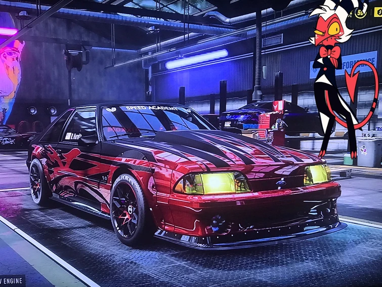 Need For Speed Heat x Helluva Boss project: Moxxie’s Shelby powered ...