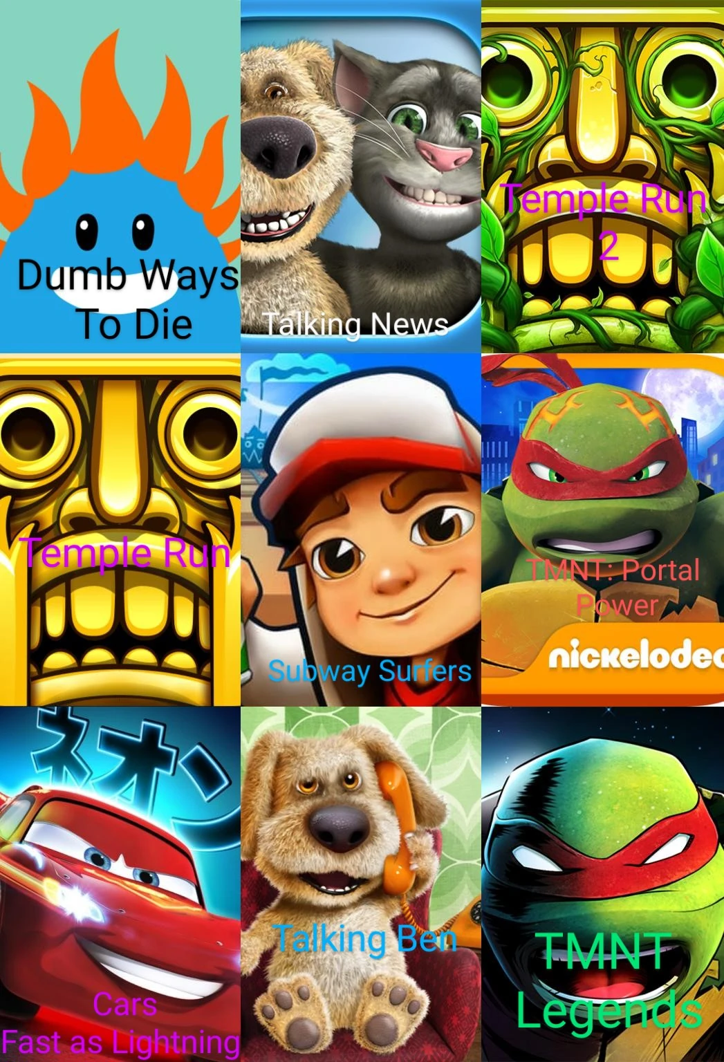 9 Games but you can only pick 3. | Fandom