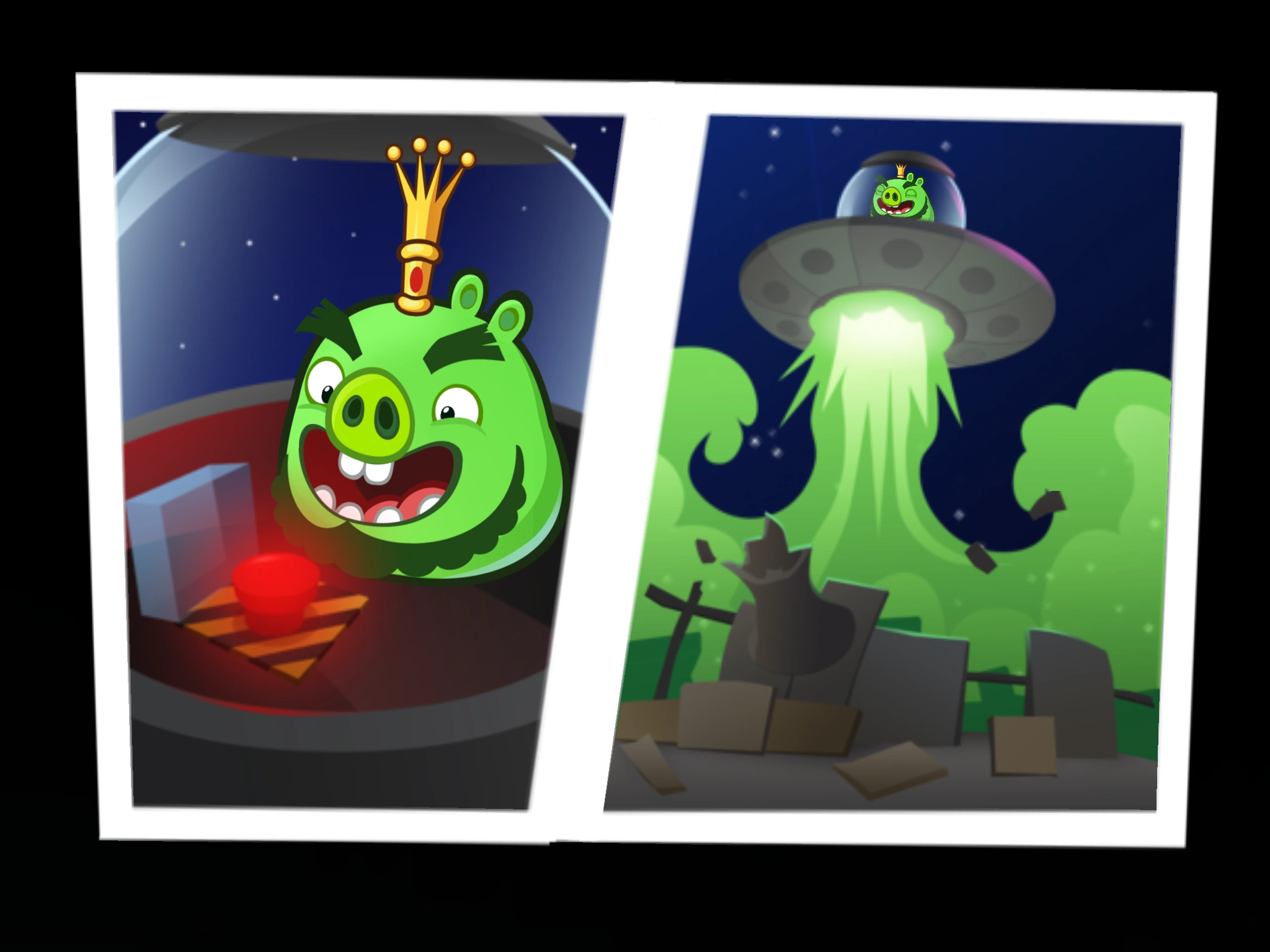 That remastered cutscenes with Leonard on King Pig place, looks cursed ...