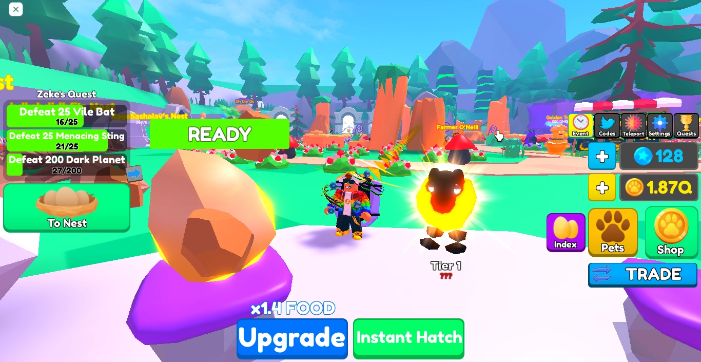 New pet from the sphinx egg that i just hatch. It's name is Great Aslan ...