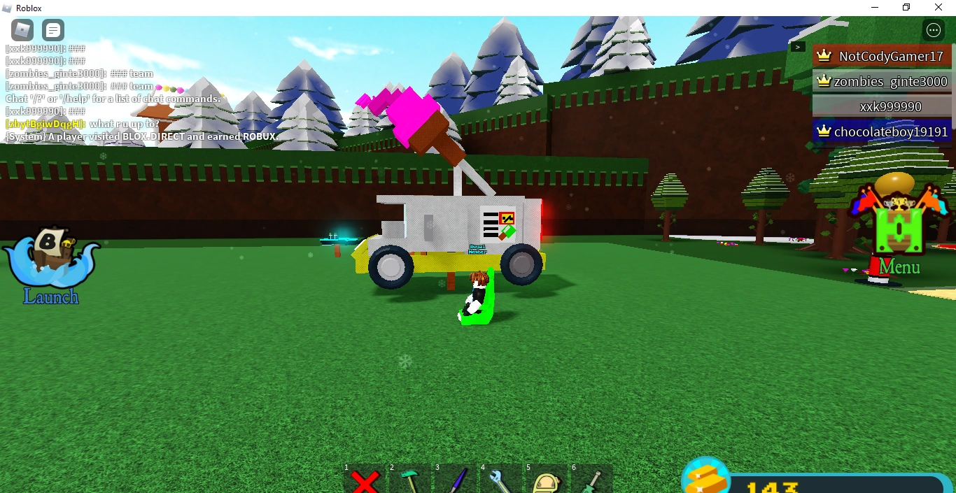 Roblox Free Candy Van Command - clevermg