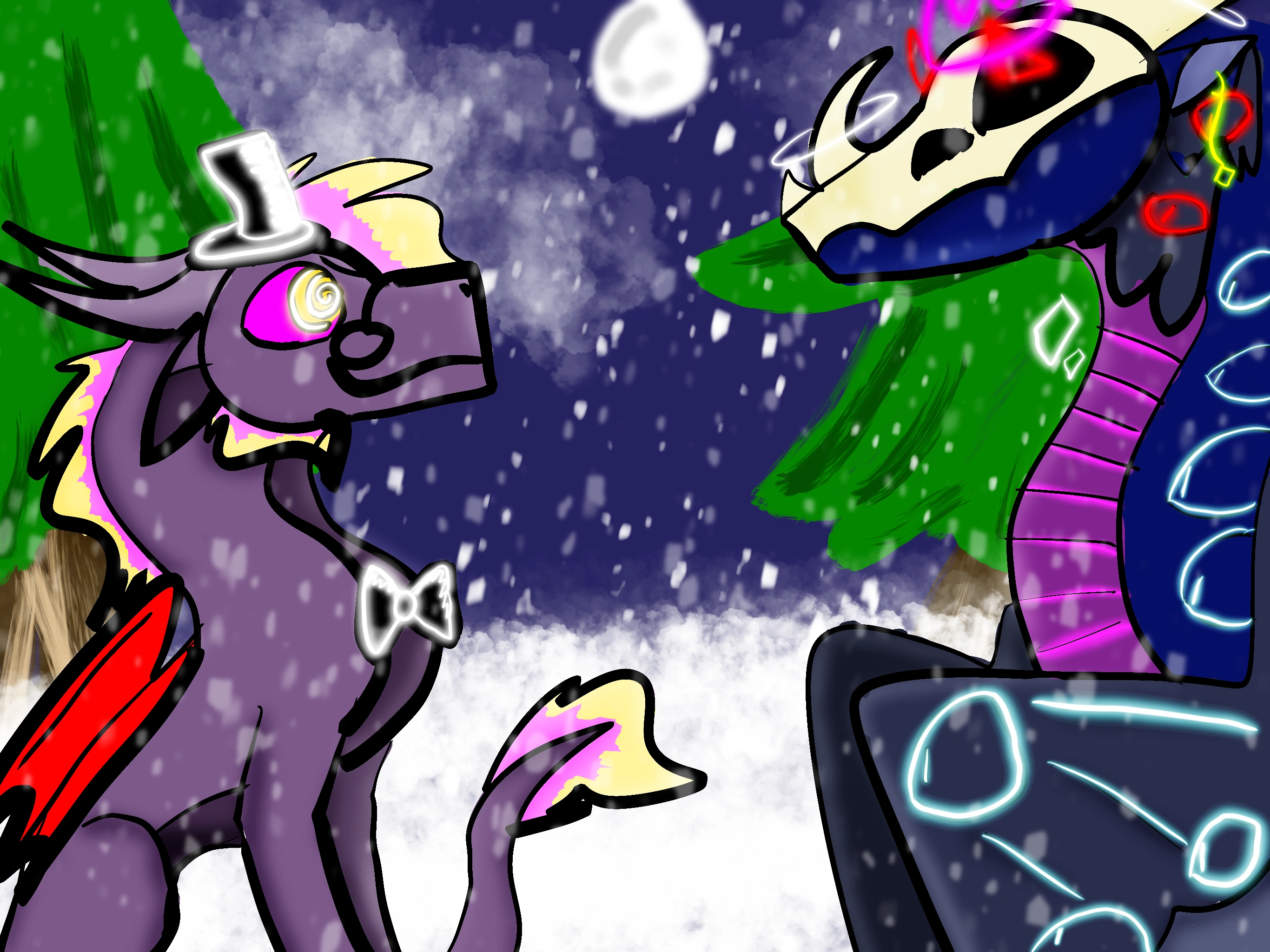 A Friendly meeting between enemies||ART | Fandom