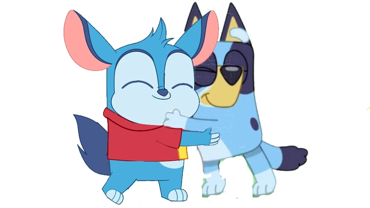 Bluey and Chip Chilla Hugging | Fandom