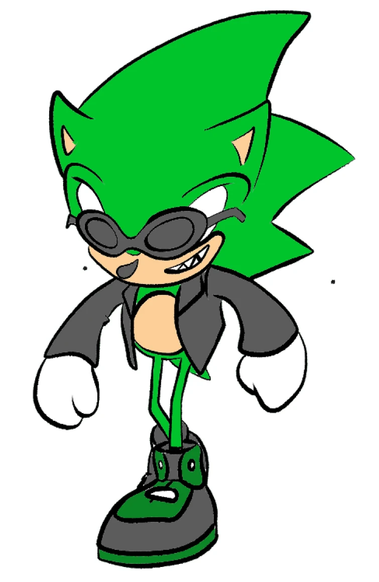 Scourge the Hedgehog Classic Redux I illustrated. Kind of a compromise ...