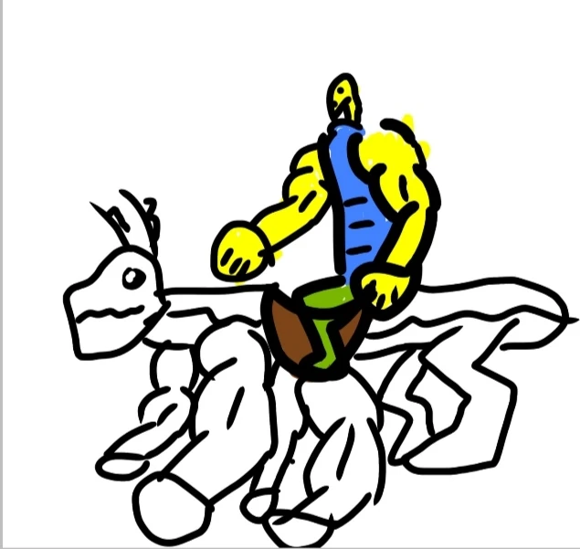 Buff Jeff and Buff Minawii (minawii not colored) | Fandom