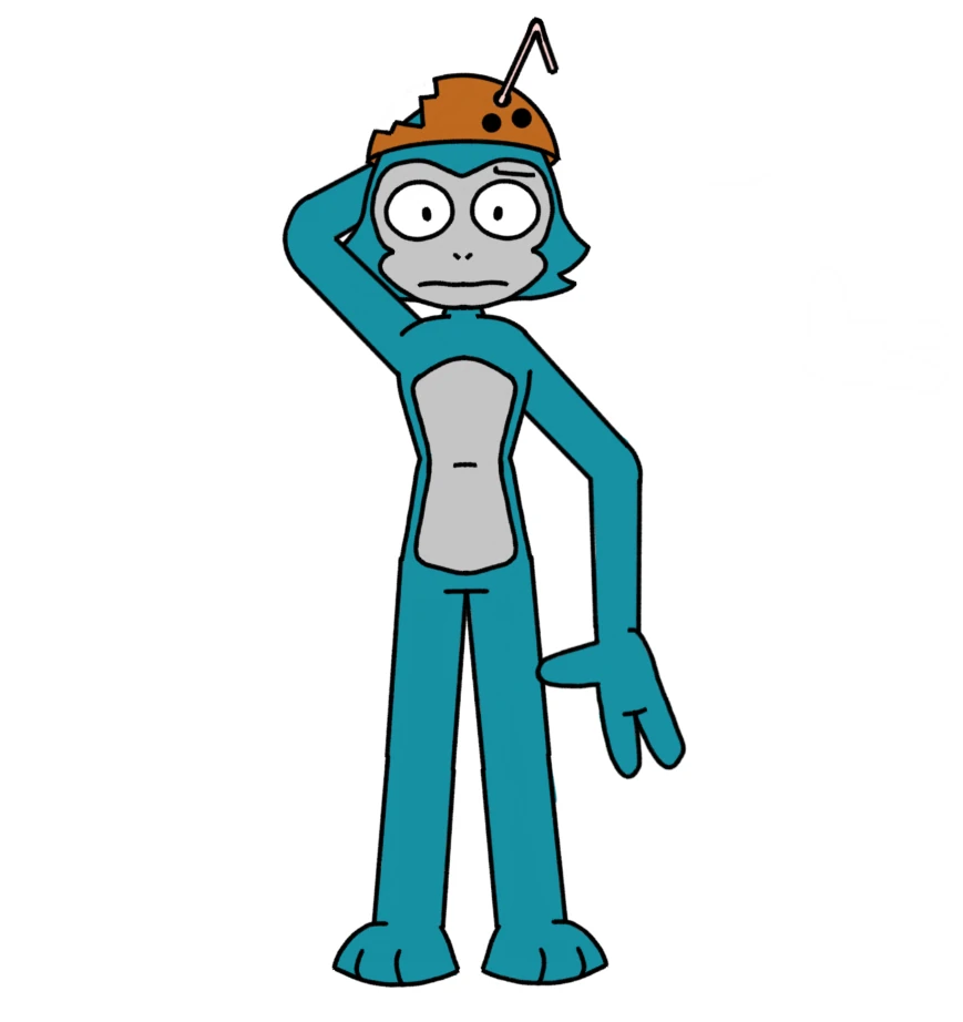 Day 3 of drawing horror Incredibox Banana characters: uhhh I forgot his ...