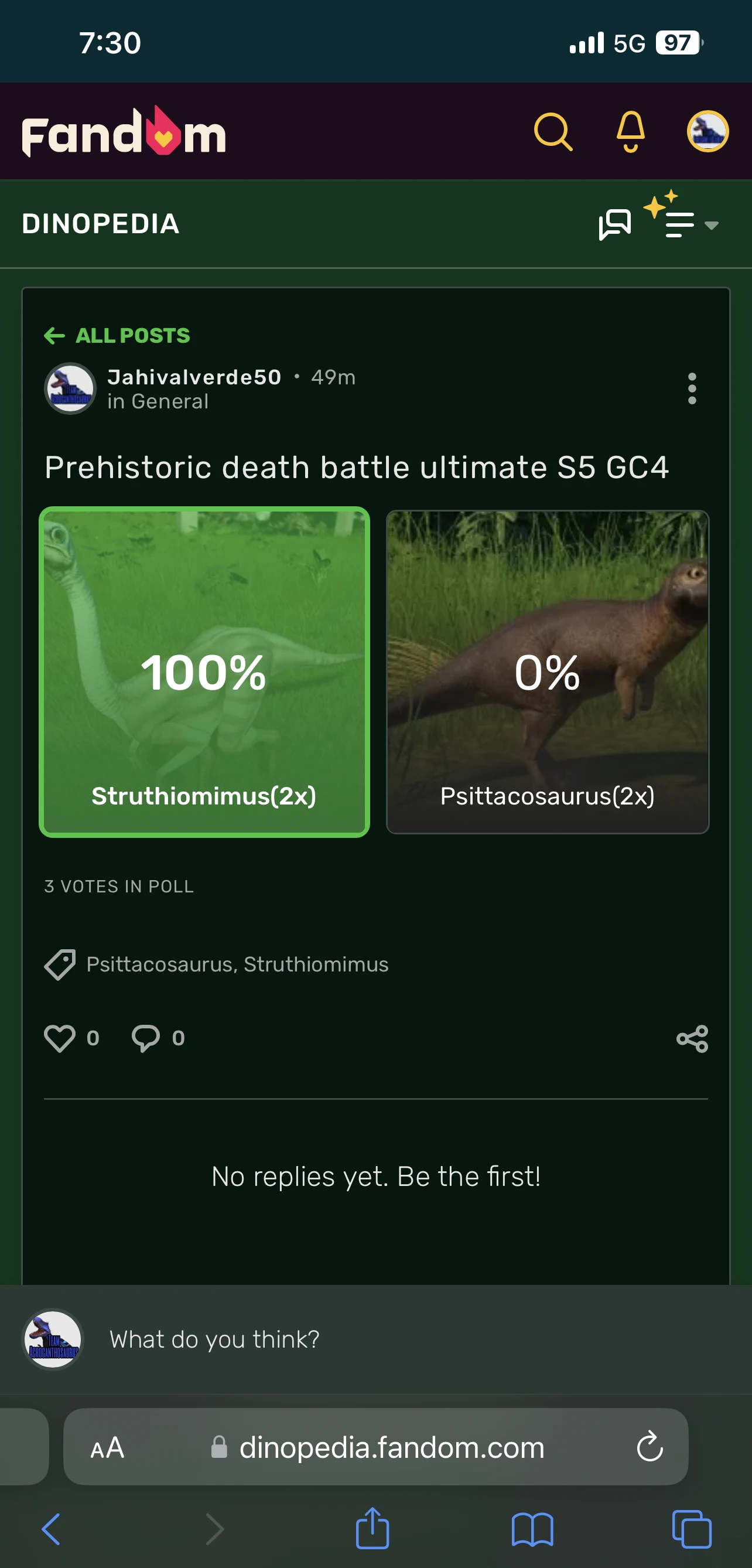 Prehistoric death battle ultimate championship season 5 GC4:2x ...