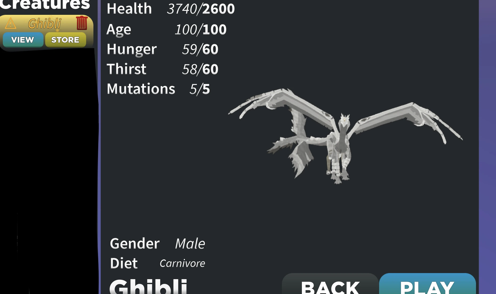 Glimmer ghibli: health mut, white themed- 100-200 mush? | Fandom