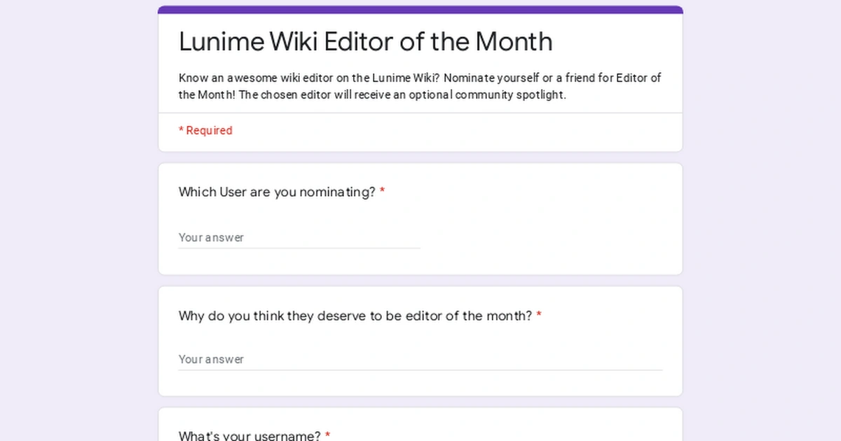Editor of the Month | Fandom